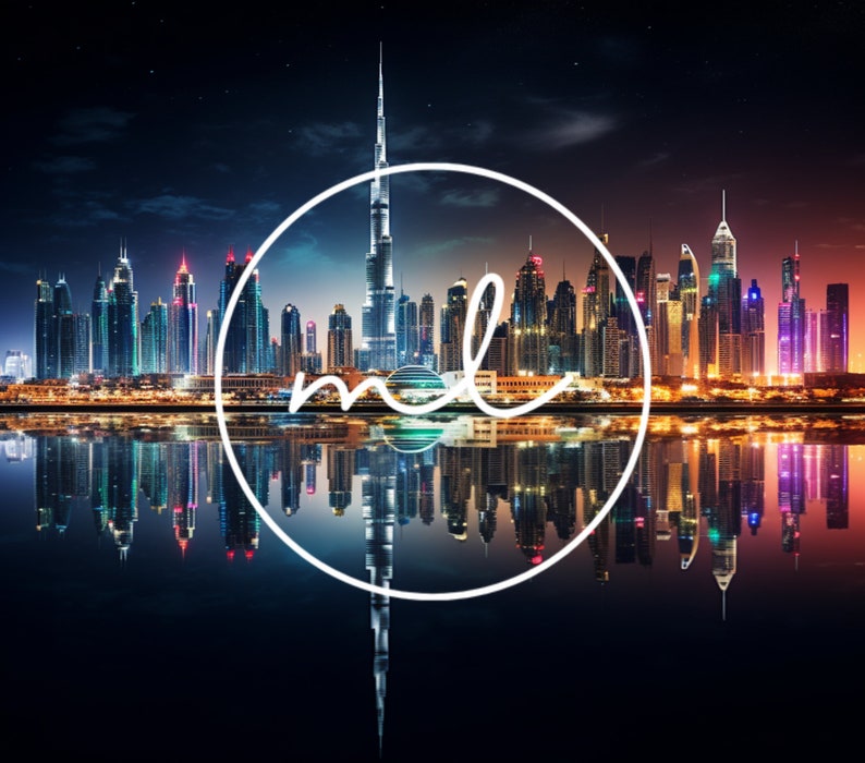 Dubai 20oz Sublimation Tumbler Designs Straight Skinny Tumbler Wrap PNG ...