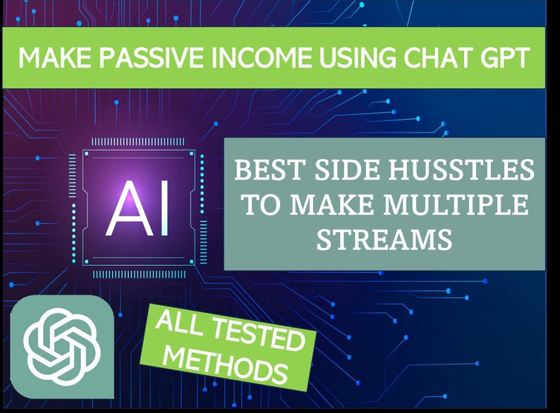 How to Make Money From Chat GPT. Easy and Proven Methods. Best Side Hustles - Etsy