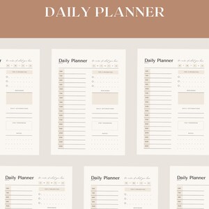Time Block, Day Schedule Template, Productivity Planner, PRINTED Daily ...