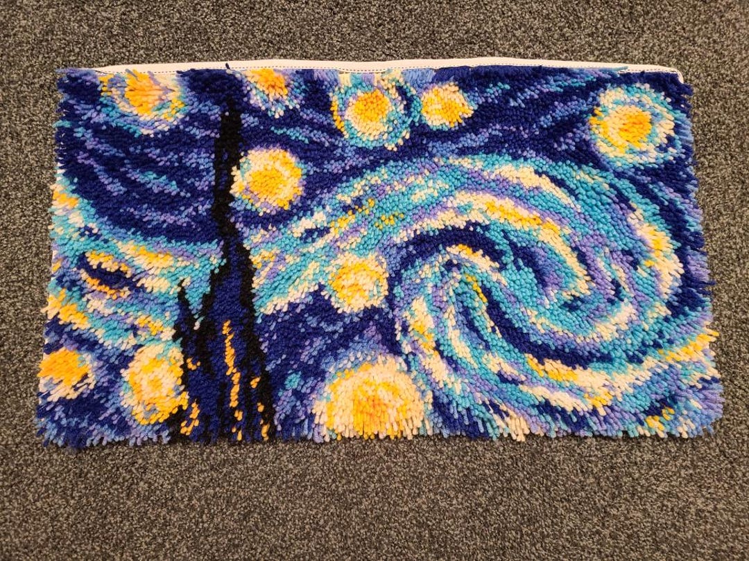 Starry Night Latchhook Rug - Etsy
