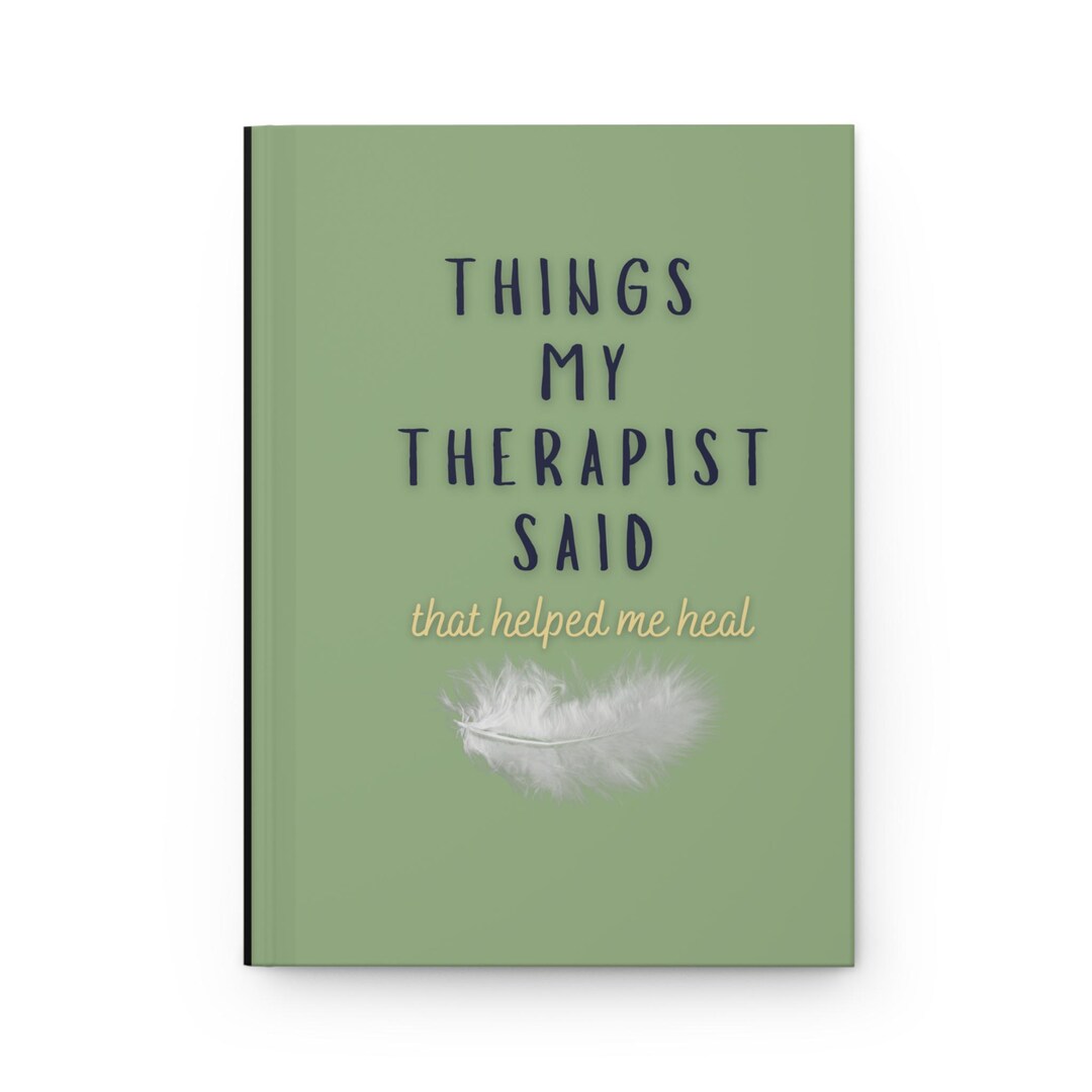 Personalized Therapy Journal, Matte Hardcover, Thoughtful Gift - Etsy