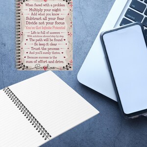 Motivational Journal for Personal Growth, Uplifting Notebook for Daily ...