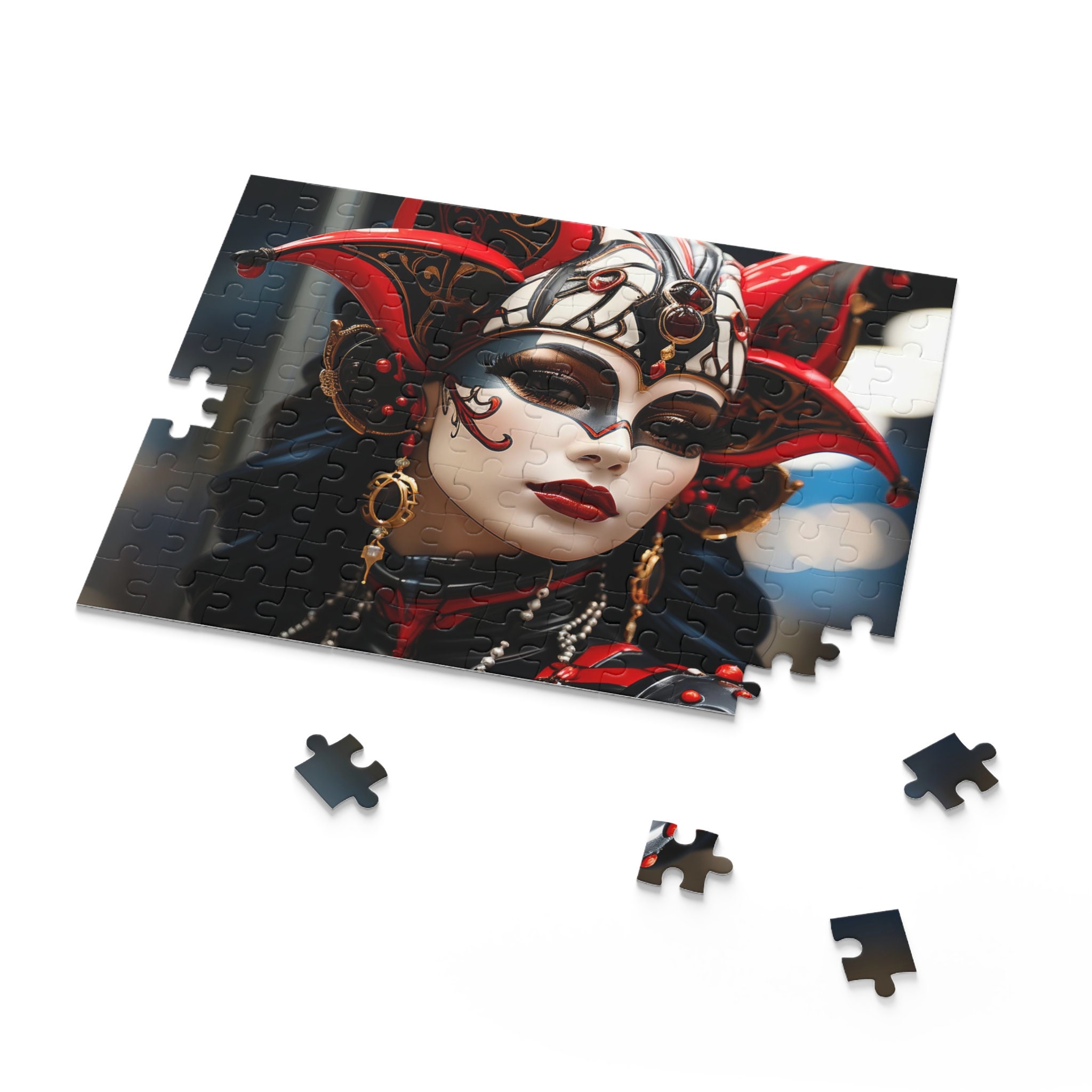 Clown Puzzle Jester Julia 120, 252, 500-piece Jigsaw - Etsy