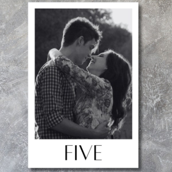 Polaroid Table Numbers - Etsy