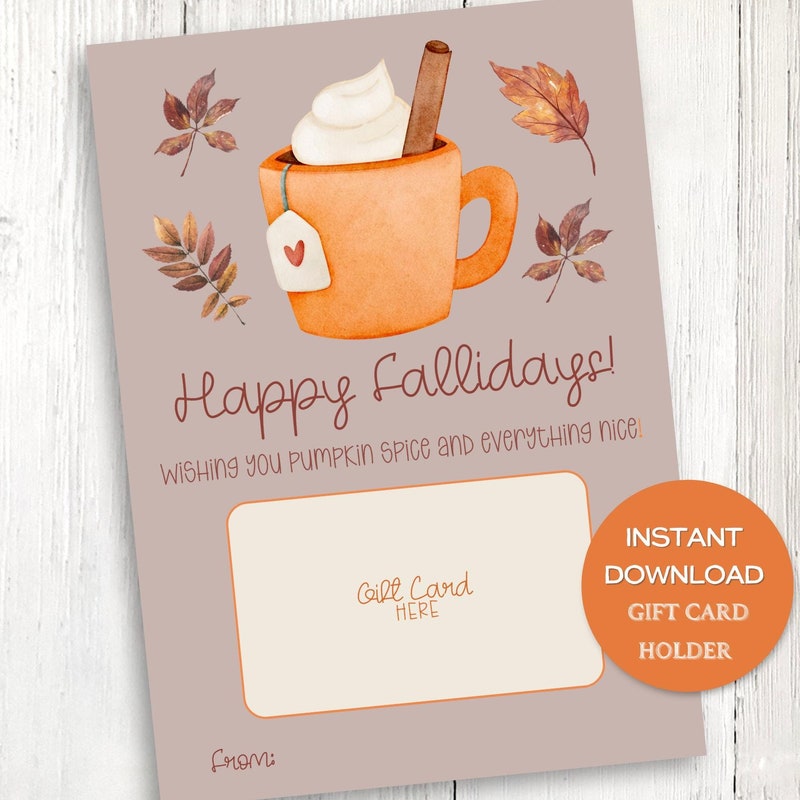 Coffee Gift Card Holder - 60+ Gift Ideas for 2024