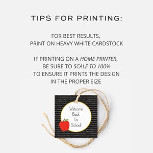 Welcome Back to School Tag, Printable Elementary School First Day of ...