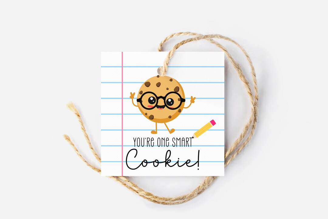 Testing Day Cookie Tag, State Standardized Testing Encouragement for ...