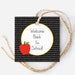 Welcome Back to School Tag, Printable Elementary School First Day of ...
