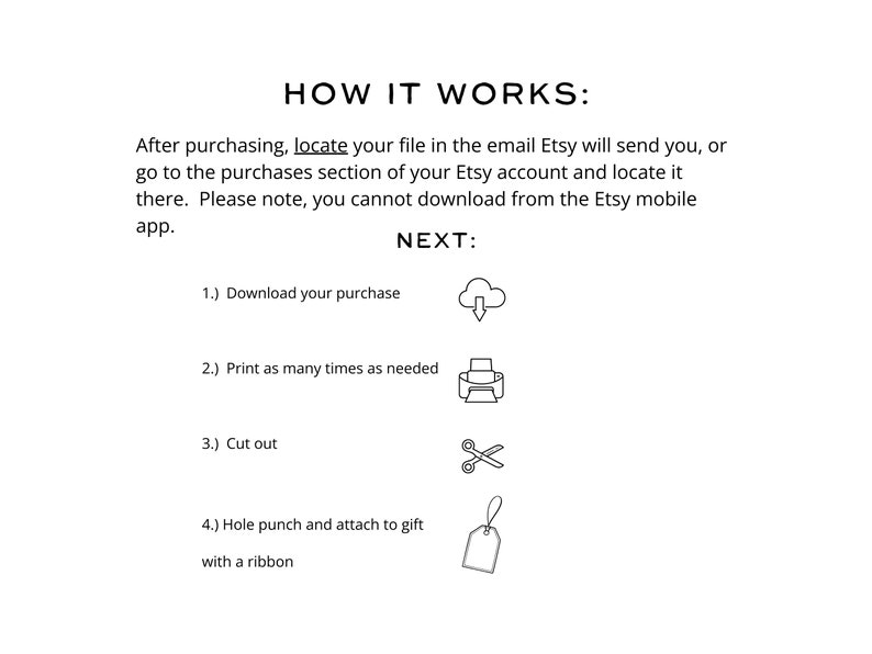 Printable Class of 2024 Gift Tags, Graduation Party Favor Tags, Square ...