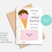Ice Cream Gift Card Holder for Teachers, Printable End of the School ...