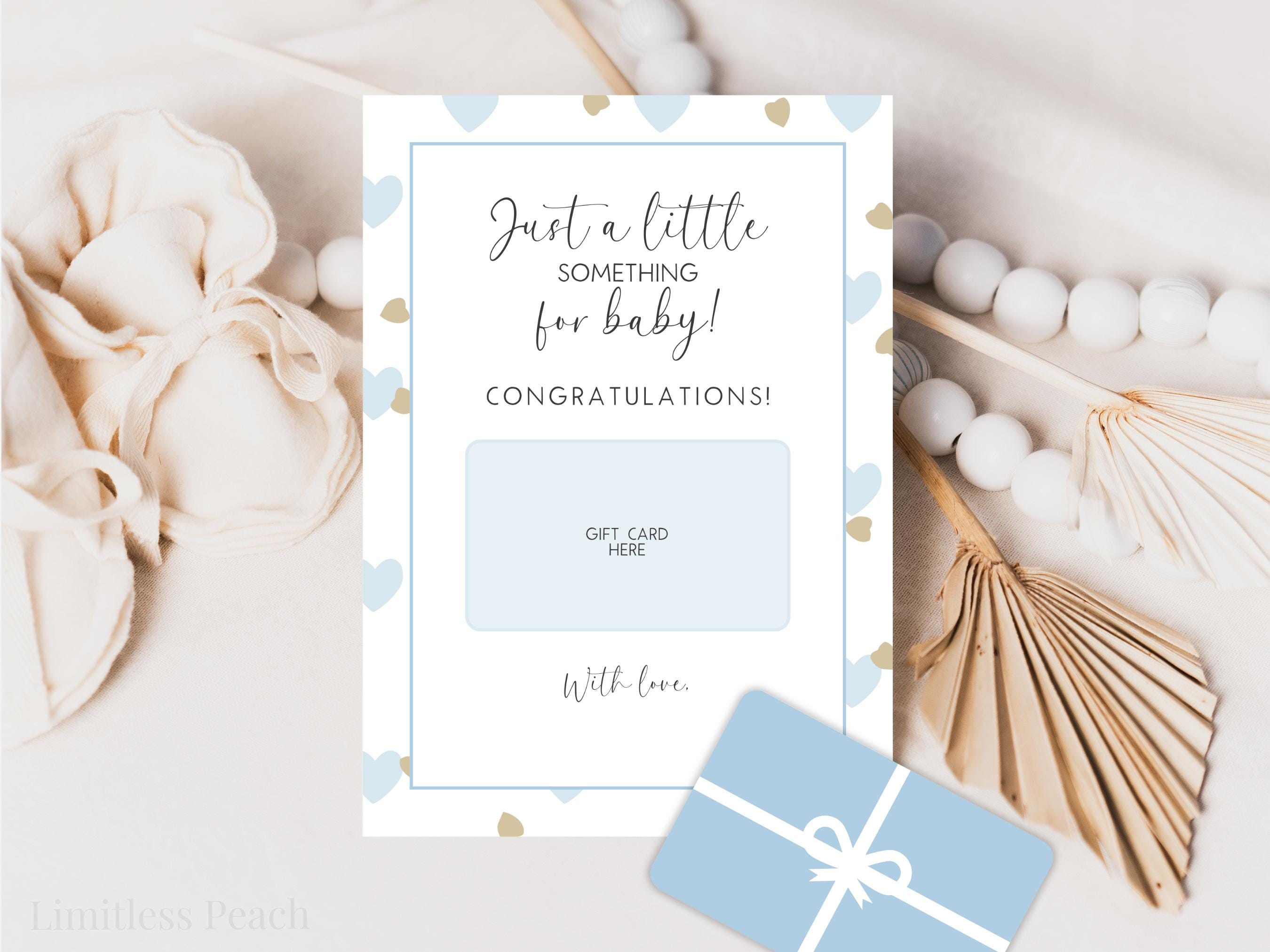 Baby Shower Gift Card Holder Printable Card for Boy Baby Shower Card ...