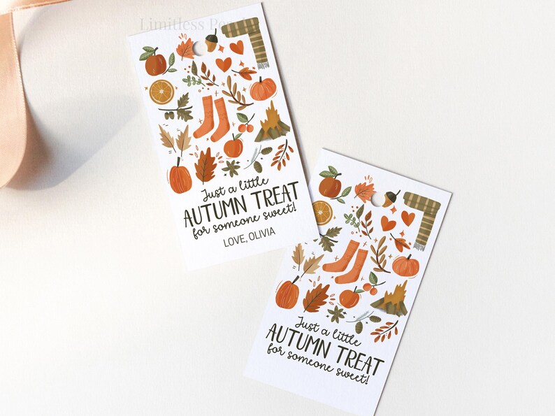 Autumn Gift Tag Printable Fall Tag for Someone Sweet Autumn Tag ...