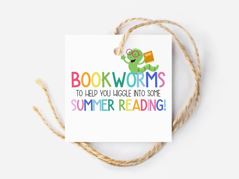Candy Worm Tag for Summer Class Gift Tag Printable Candy Tag for End of ...