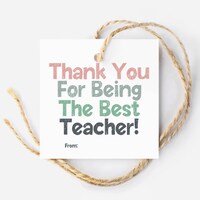 End of the Year Teacher Gift Card Holder Printable Elementary School ...
