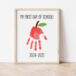 Printable I Love You to the Moon and Back Handprint Craft for Mother's ...