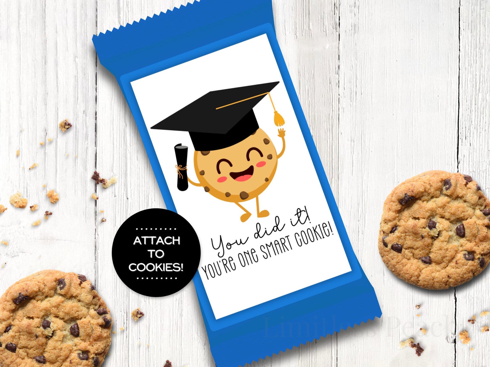 Classroom Graduation Tag Printable One Smart Cookie Tag for ...