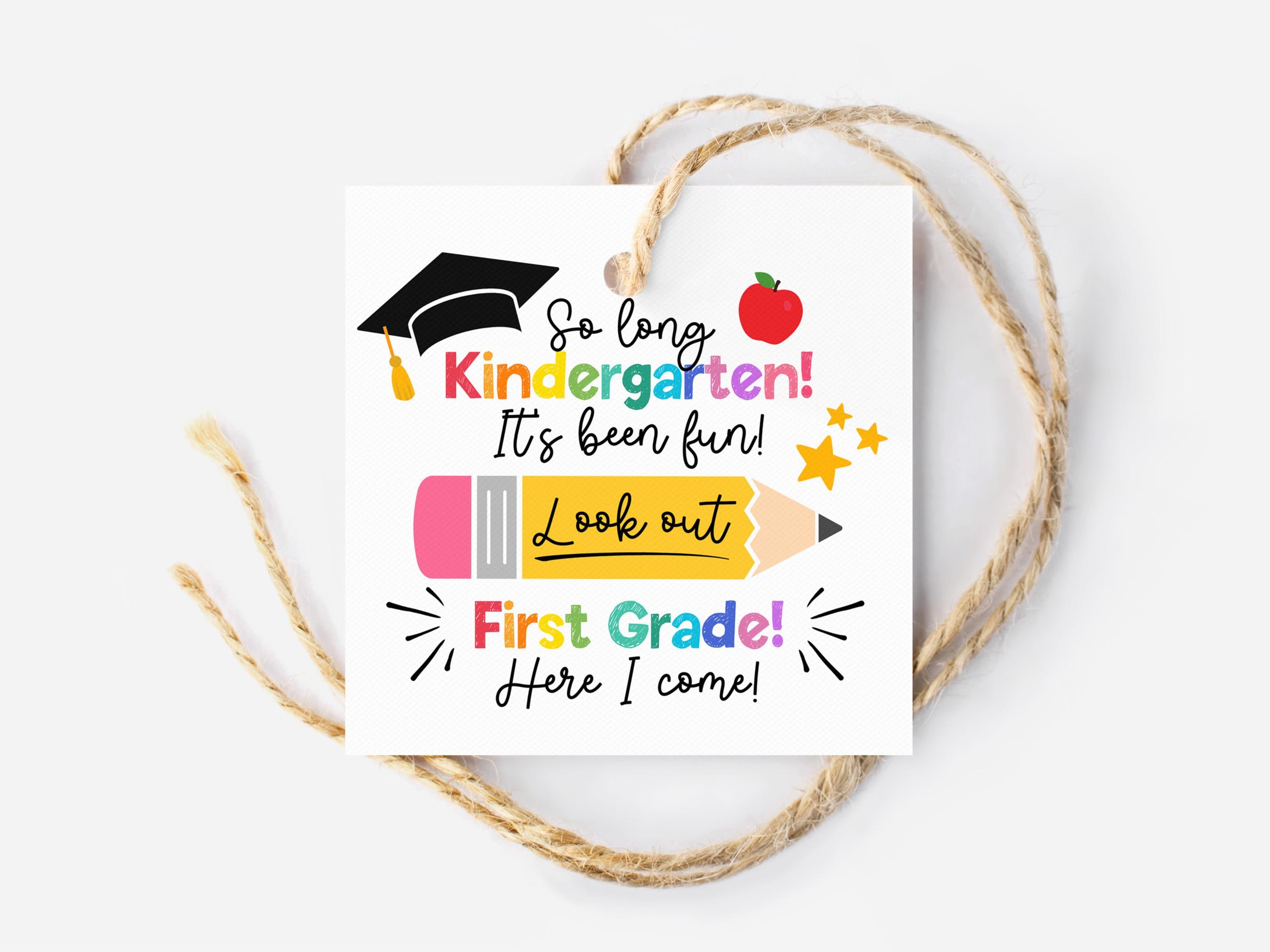 Kindergarten Graduation Tag Printable Kindergarten Grad Class Tag for ...