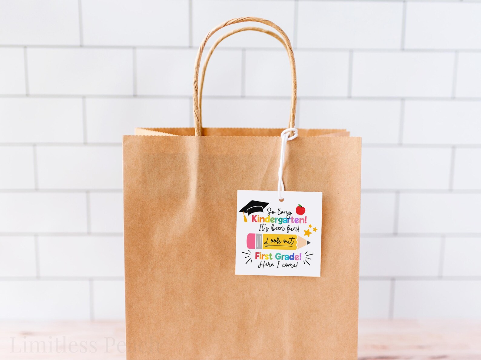Kindergarten Graduation Tag Printable Kindergarten Grad Class Tag for ...
