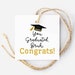 Congrats Graduation Tag, Printable Graduation Tag for Graduates, High ...
