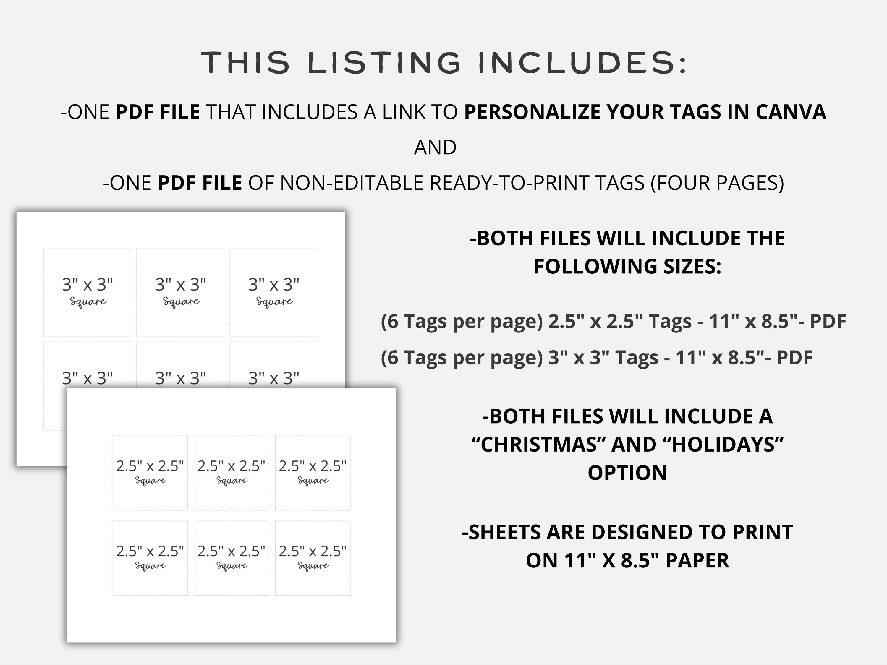 Christmas Scented Candle Tag Printable Scent-sational Holiday Tag for ...