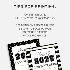 2025 Graduation Gift Card Holder Printable Class of 2025 Graduation ...