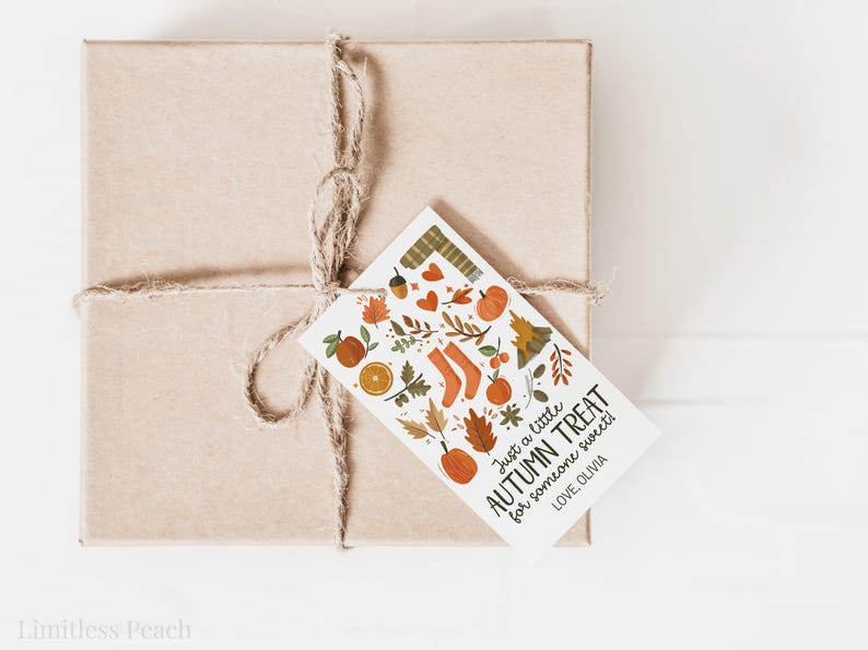 Autumn Gift Tag Printable Fall Tag for Someone Sweet Autumn Tag ...