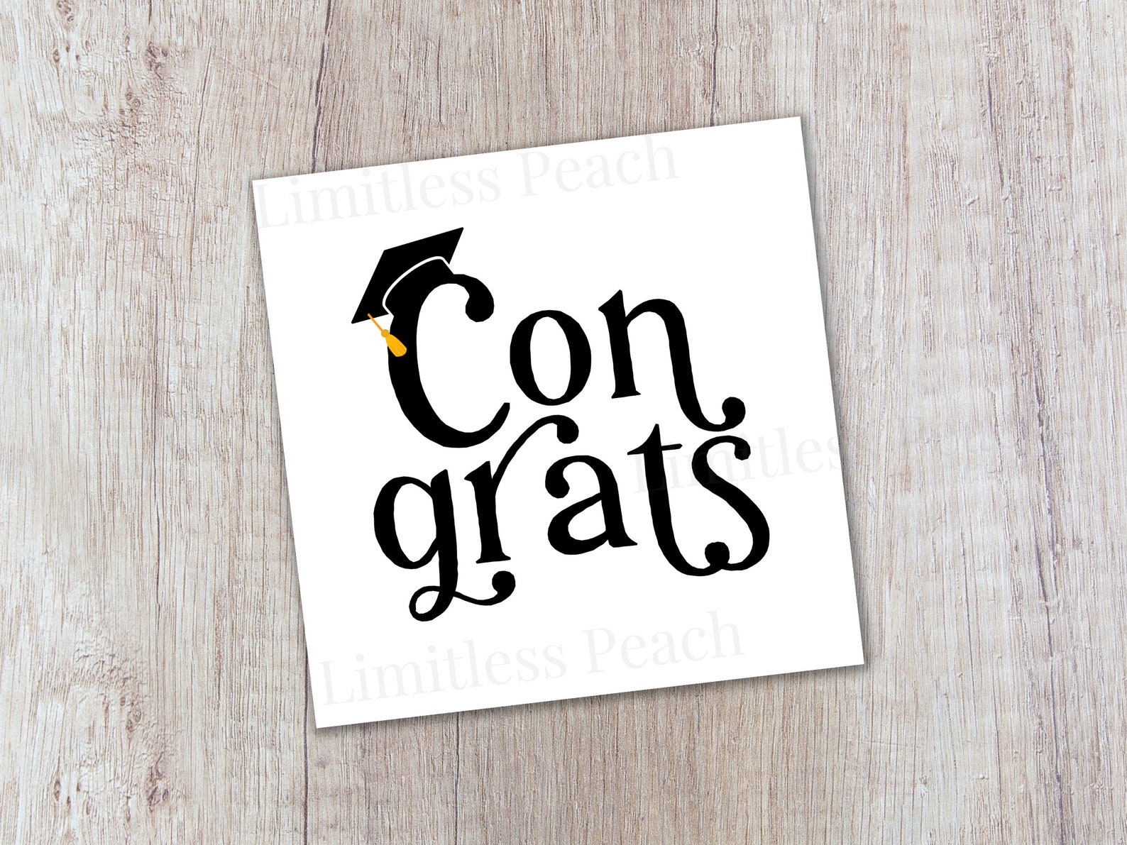 Congrats Graduation Tag, Printable Graduation Tag for Graduates, High ...