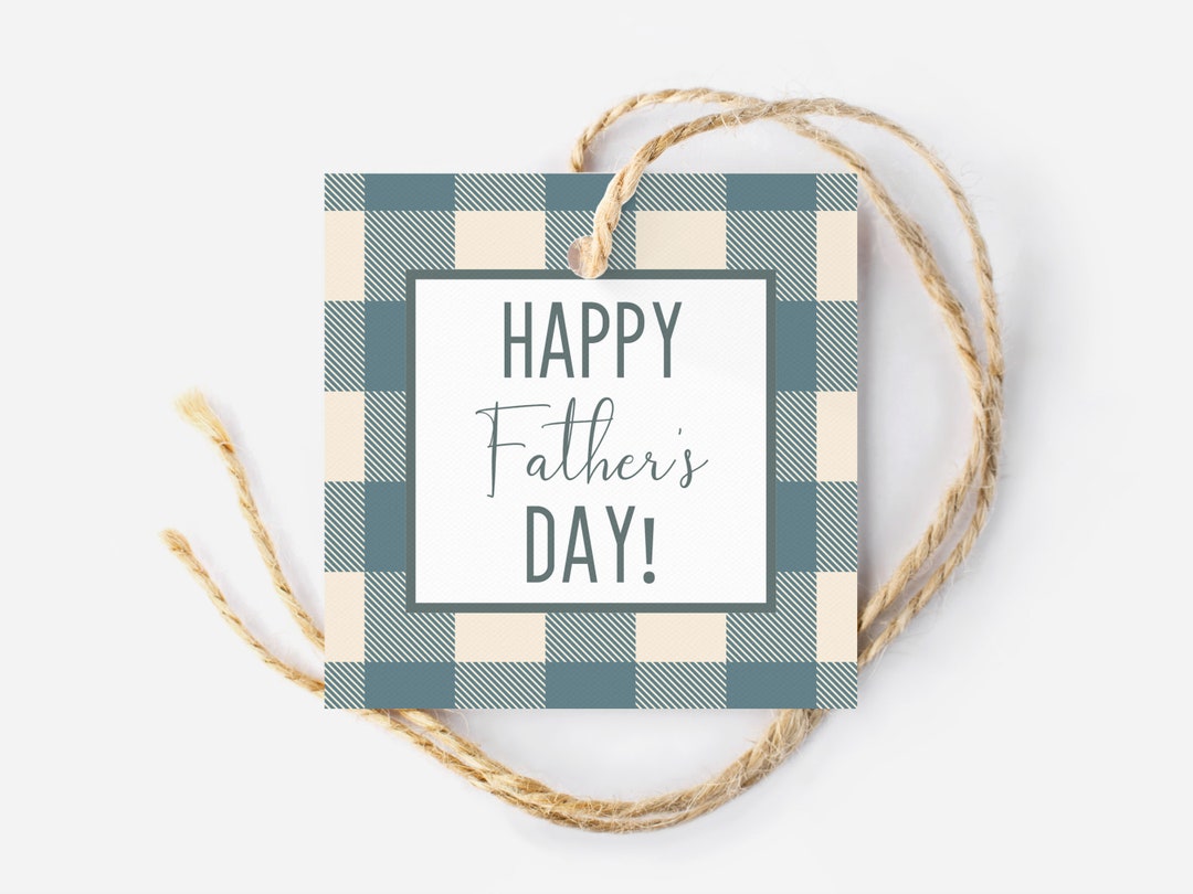 Happy Father's Day Tag, Party Favor Tag for Father's Day, Tags for Dads ...