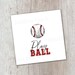 Printable Baseball Gift Tag for Game Day, Party Favor Tag for Baseball ...