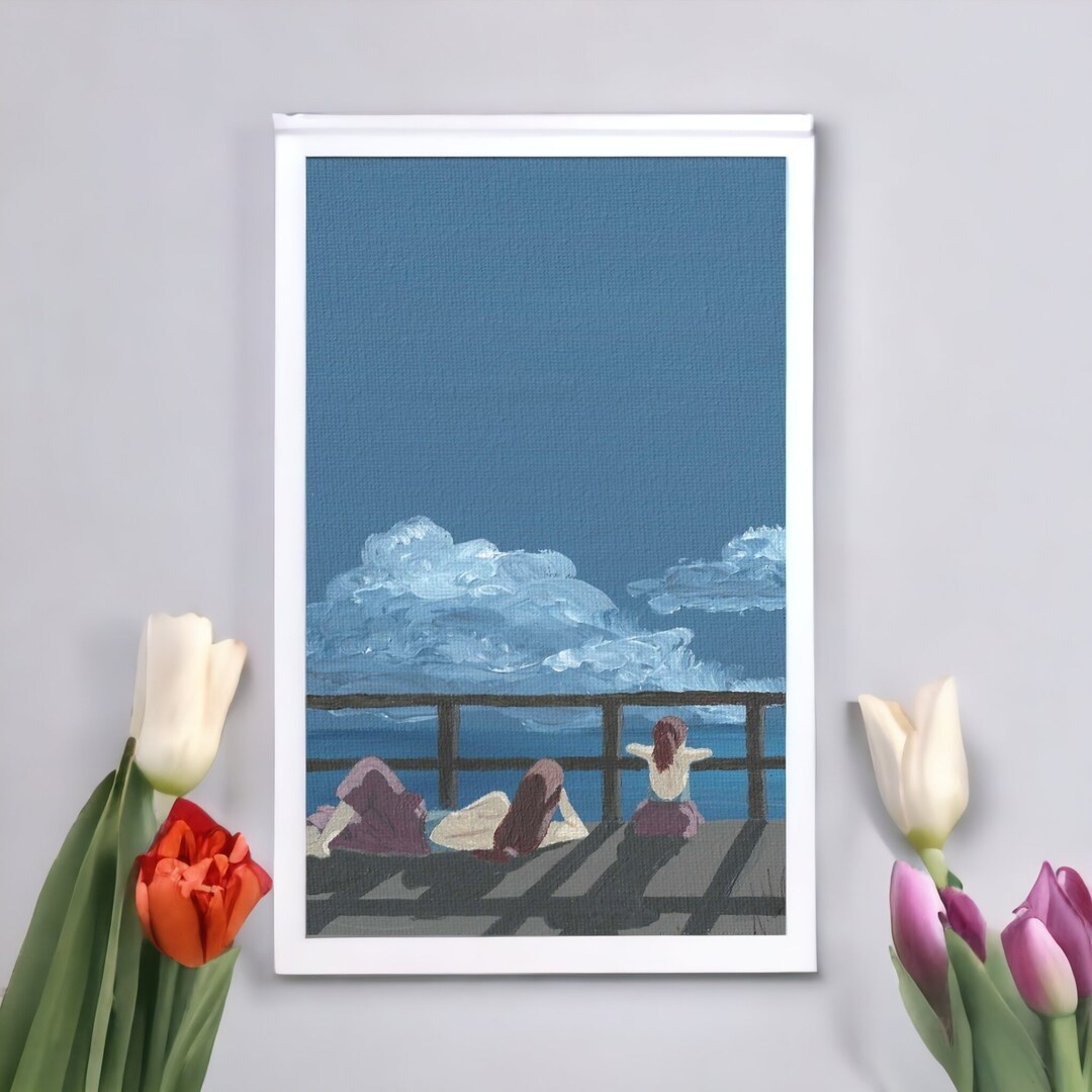 Ghibli Inspired Print. Lin & Chihiro Impressionist Style - Etsy