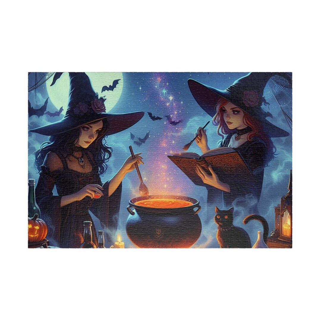 Enchanted Witch Puzzle 1014-piece, Magical Home Decor, Halloween Gift ...