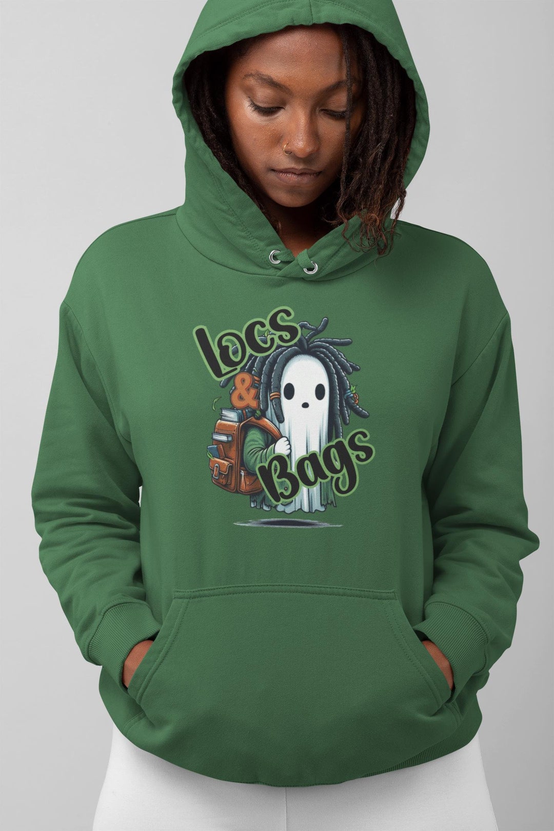 Halloween Ghost Graphic Goth Pullover Hoodie Halloween Jumper Cool ...