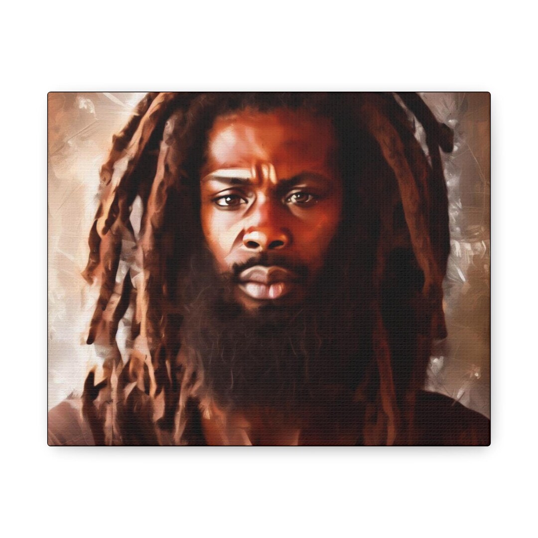 Afrolife Rasta Man Canvas Gallery Wraps - Etsy