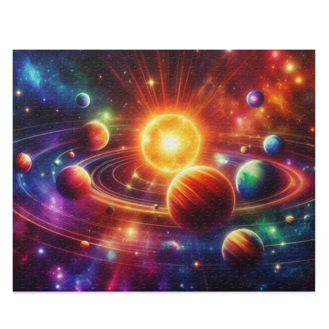 Galactic Puzzle 500-piece Space Jigsaw, Fun Family Activity, Kids Space ...