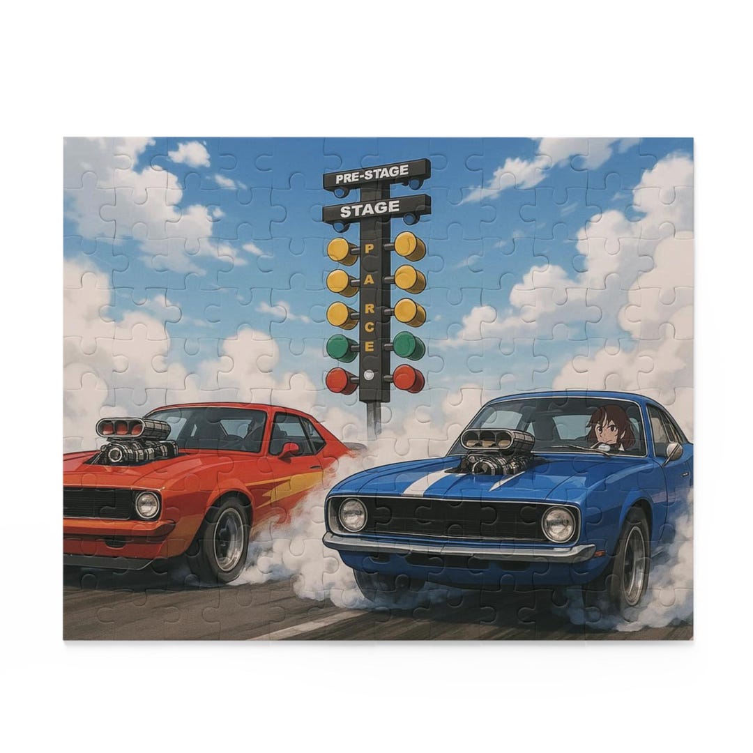 120 Pieces Racing Car Puzzle Perfect Gift for Car Enthusiasts, Family ...