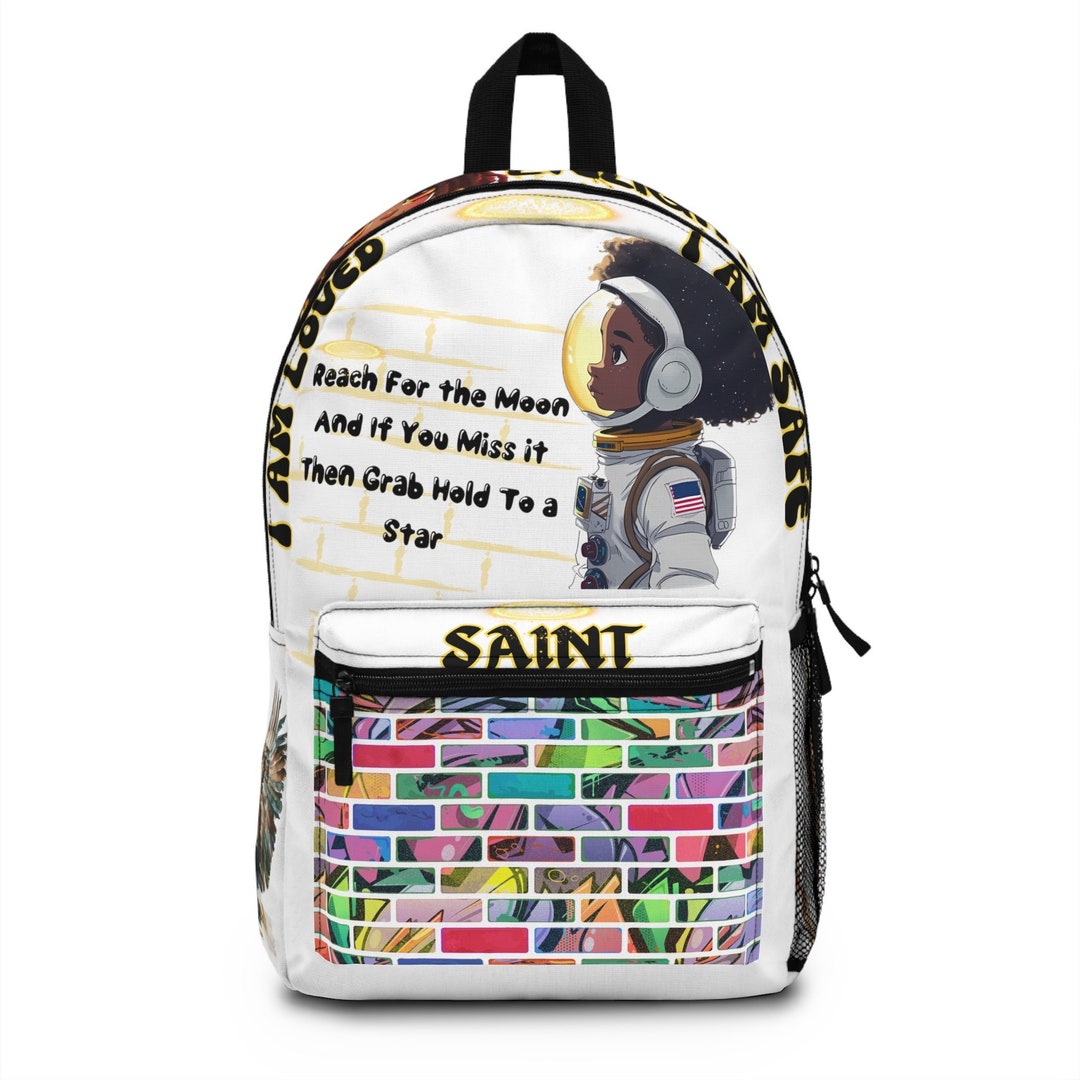 Back to School Book Bag Locker Room Bag Afrolife We Outside Good Vibes ...