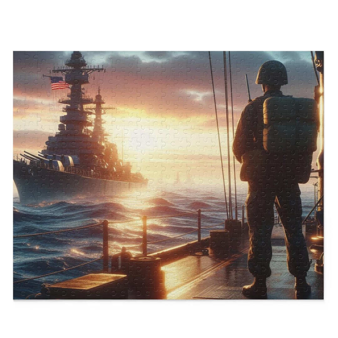 Scenic Military Puzzle 500-piece Jigsaw, Perfect for Veterans, Gift ...