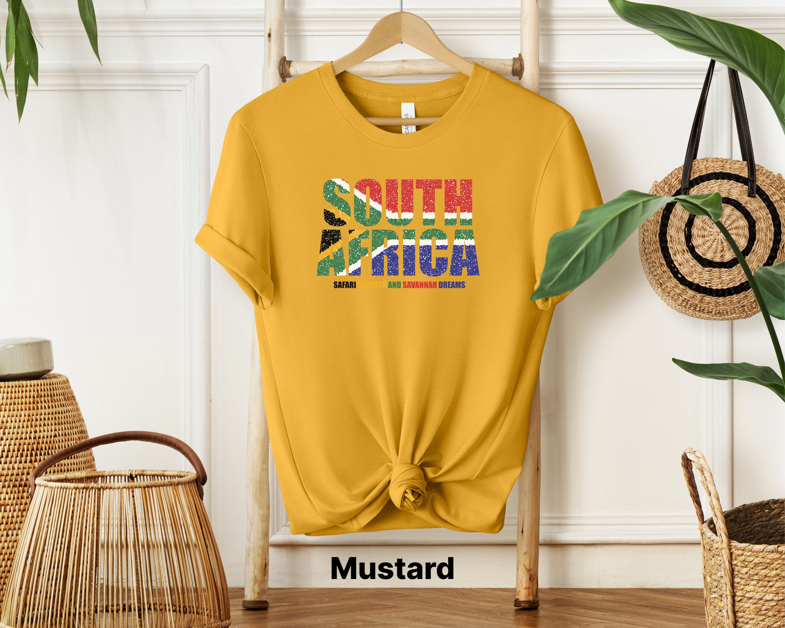 South Africa T-shirt, Beach T-shirt, South Africa Souvenir, Travel Tee ...