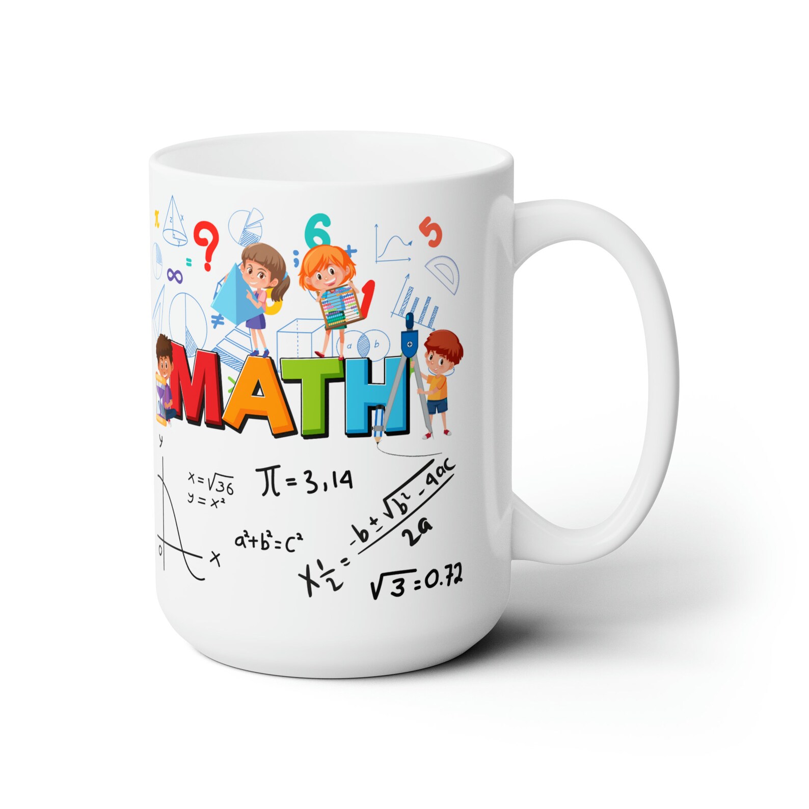 Math Teacher Mug Gifts for Teachers Ceramic Mug 15oz School - Etsy
