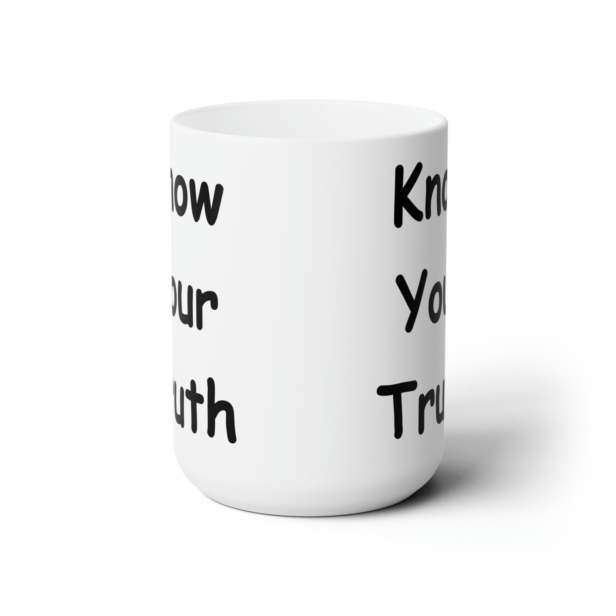 Know Your Truth Self Care Inspirational Quotes Ceramic Mug - Etsy