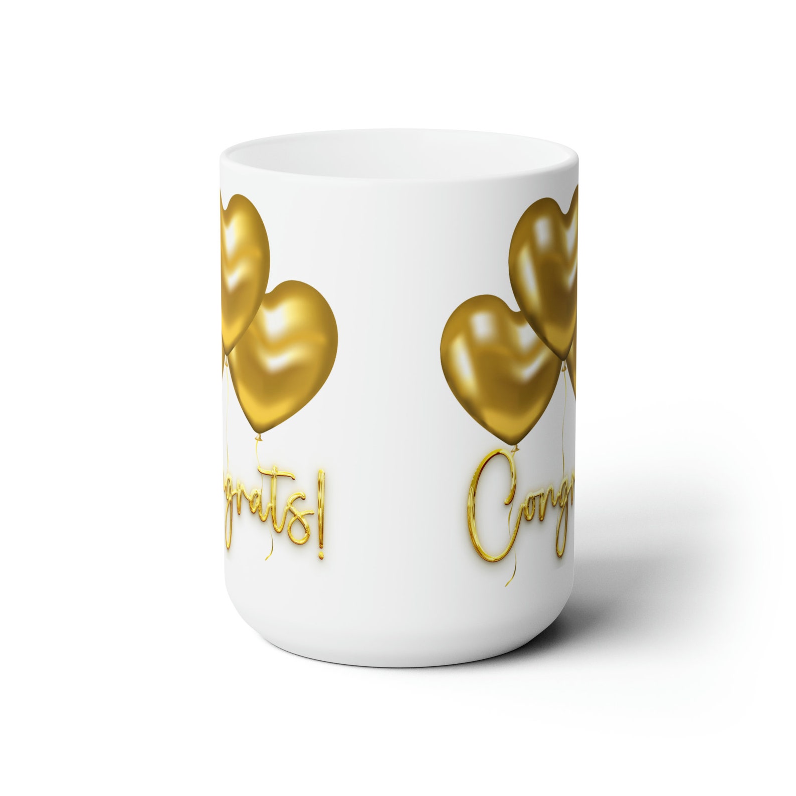 Congrats Coffee Cup Graduation Gift Ceramic Mug 15oz - Congratulations ...