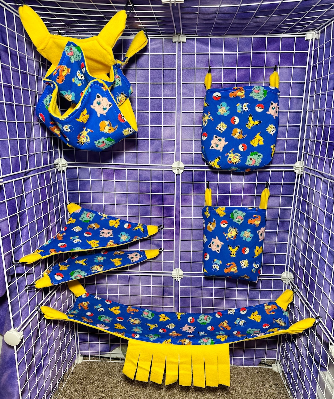 Ready to Ship 6-piece Pokemon Cage Set - Etsy