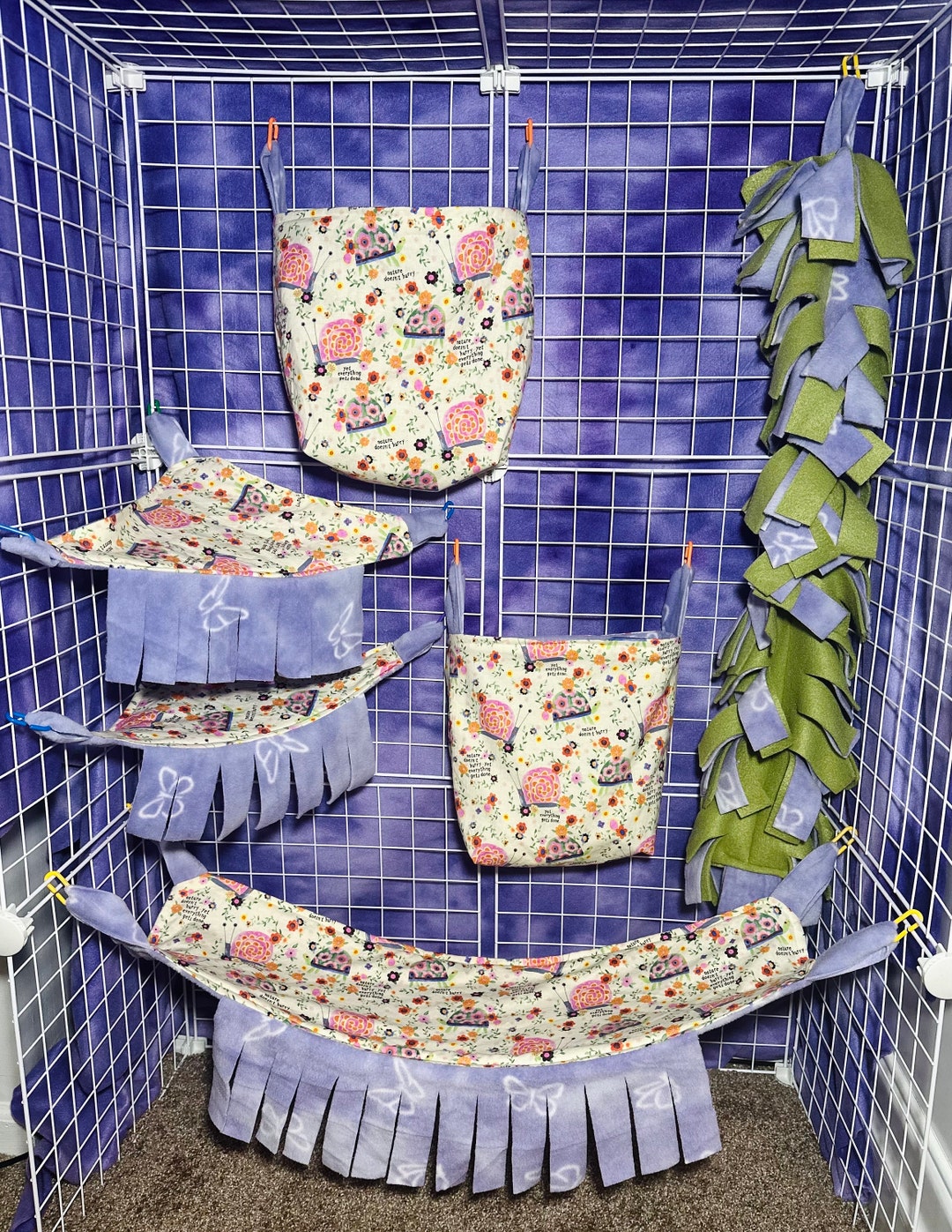 Ready to Ship 6-piece Snails & Turtles Cage Set - Etsy