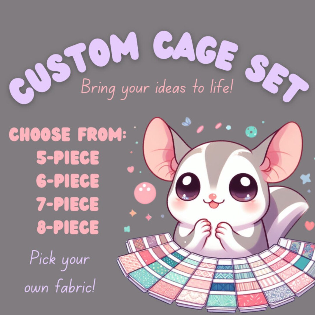 Custom Cage Set Sugar Gliders, Rats - Etsy