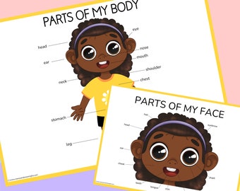 Human Anatomy for Kids Body Parts Human Organs (Download Now) - Etsy