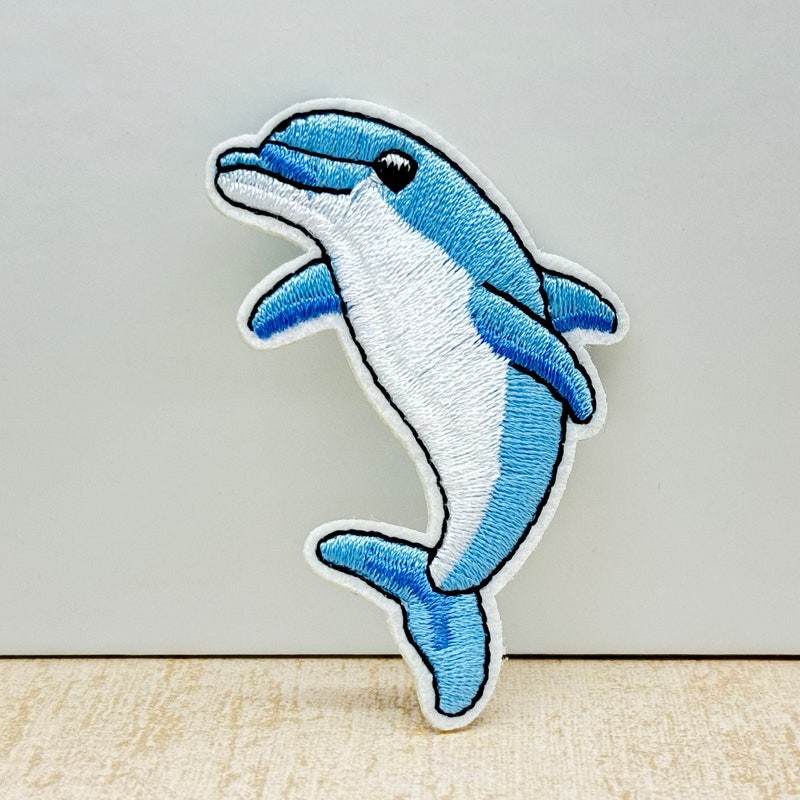Dolphin Applique - Etsy