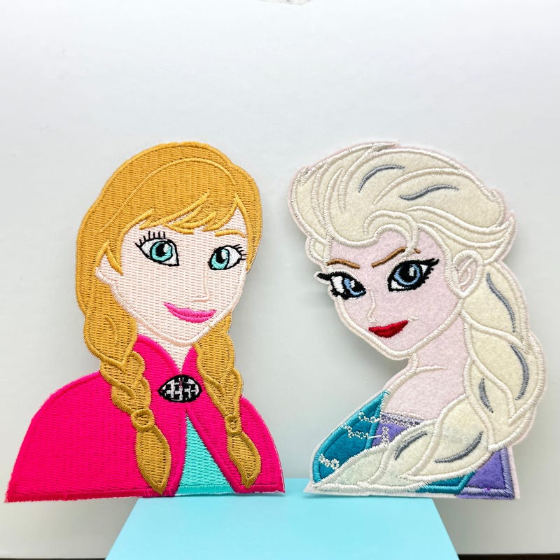 Elsa and Anna Iron on Patch - Etsy