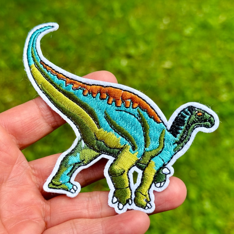 Set of 15 Large Dinosaurs Iron on Patches Full Embroidered Dinosaurs Patch Dinosaurs Applique ...