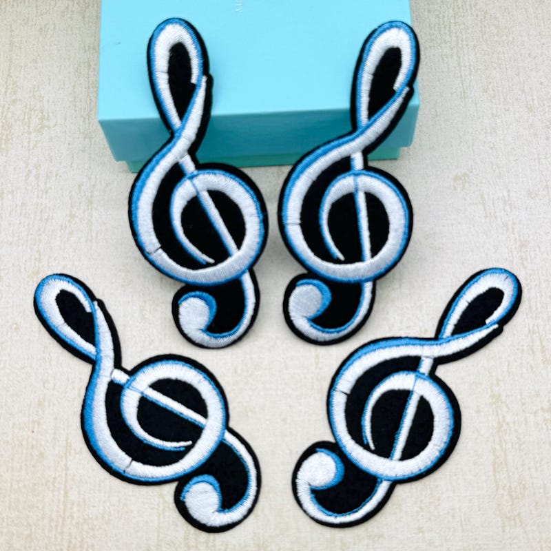 Music Notes Applique - Etsy