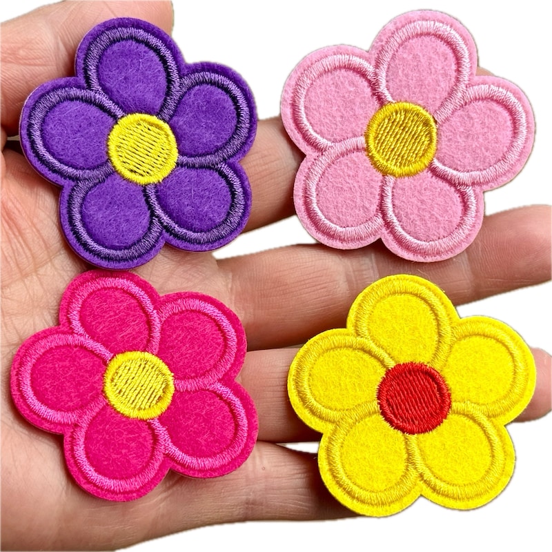 Flower Iron on Patch - Etsy